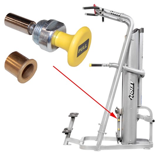 Pop Pin Assembly with Bushing | Full Circle Padding