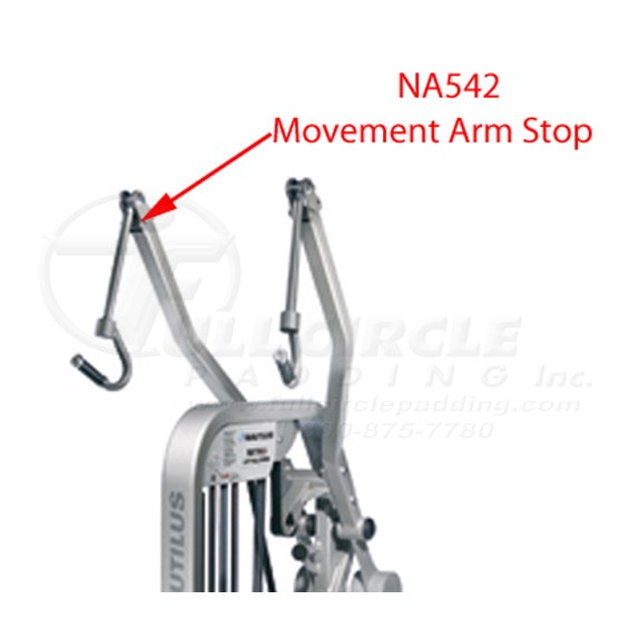 Nitro/Nitro Plus Lat Pull Movement Arm Stop | Full Circle Padding