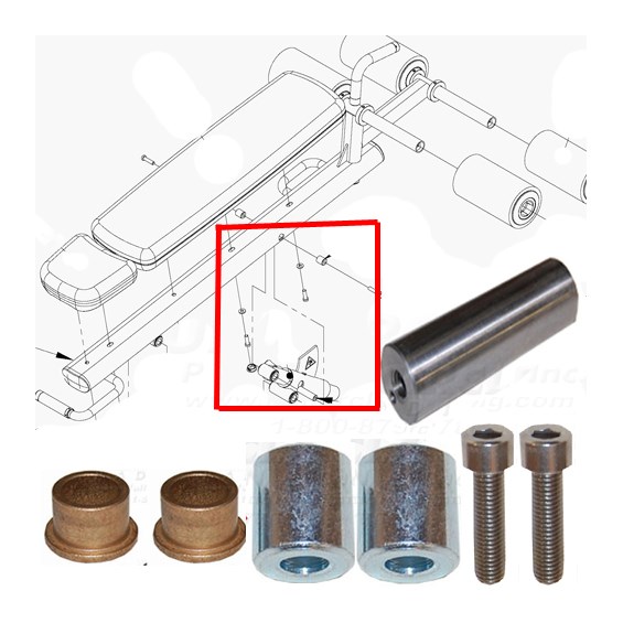 Pivot Shaft and Bushing Kit | Full Circle Padding