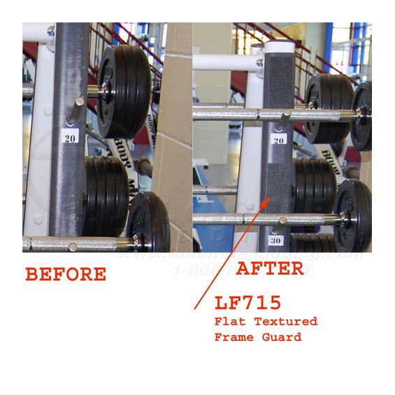 Flat Textured Frame Guard 3/16" x 2" x 6" | Full Circle Padding