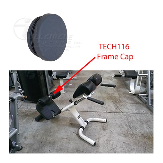 Round Plastic Frame Cap TECH116 | Full Circle Padding