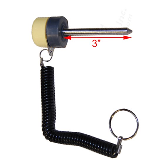 TechnoGym Magnetic Weight Stack Pin TECH134 | Full Circle Padding