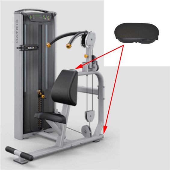 Oval Plastic Frame Cap 2" x 4" | Full Circle Padding