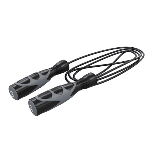 Power Systems Elite Jump Rope - 9' Black | Full Circle Padding