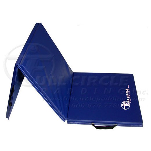 2' x 6' x 1" Folding Stretch Mat with Dense X-link Foam and Handles ...