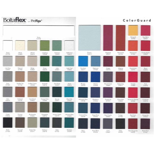 Color Chart | Full Circle Padding