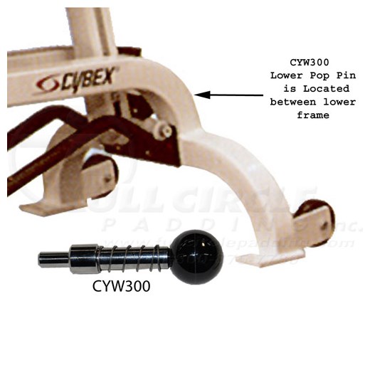 5435 0-80 Adjustable Utility Bench Lower Pop Pin Assembly | Full Circle ...