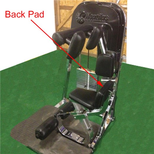 Back Pad with Two 3/8" x 2-1/2" Bolts | Full Circle Padding