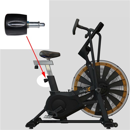 Seat Height Adjustment Pop Pin Assembly | Full Circle Padding