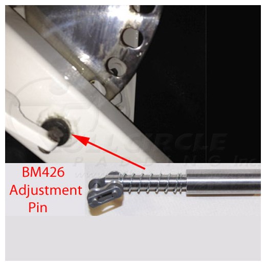 Vertical Adjustment Pin BM426 | Full Circle Padding