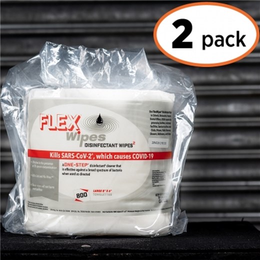 Flex Wipes Disinfectant Wipes - 2 Refill Case | Full Circle Padding