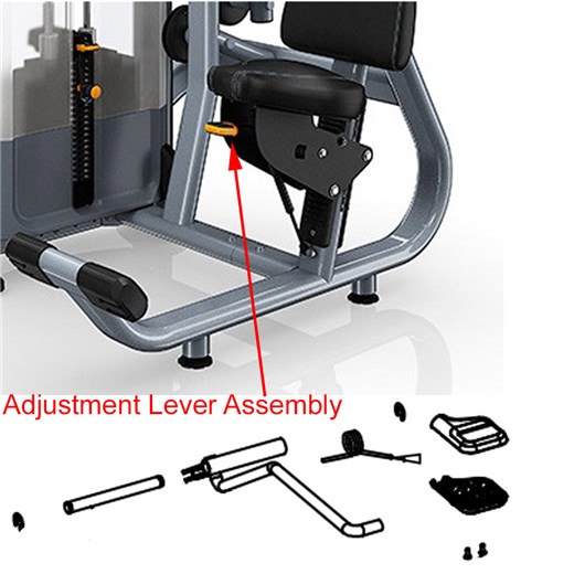 Seat Adjusting Lever Assembly | Full Circle Padding