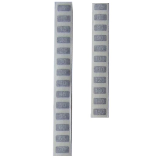 Weight Stack Decal 5-150 lbs FW183 | Full Circle Padding