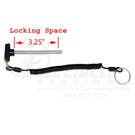 3/8" x 3-1/4" Weight Stack Selector Pin with Cord FW708SC | Full Circle ...