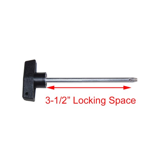 1/4" x 3-1/2" T-Handle Weight Stack Selector Pin | Full Circle Padding