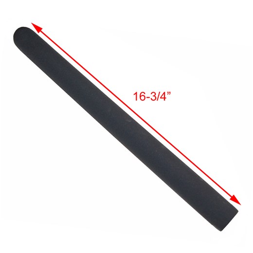 1" x 16-3/4" Closed End PVC Grip GRP1181675PVC | Full Circle Padding