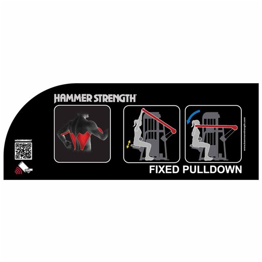 HS-FPD Fixed Pulldown Placard Assembly | Full Circle Padding