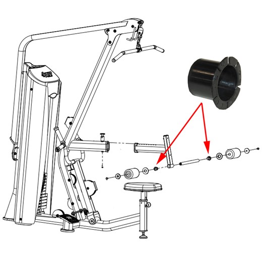 Frame Bushing HT437 | Full Circle Padding