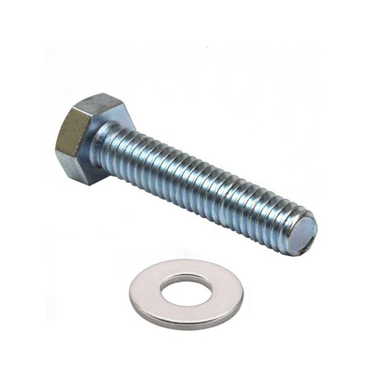 M10 x 75 mm Hex Head Bolt with Washer | Full Circle Padding