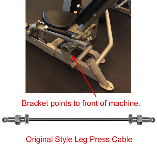 RS-1403 Leg Press Weight Stack Cable- Original Style Models | Full Circle Padding