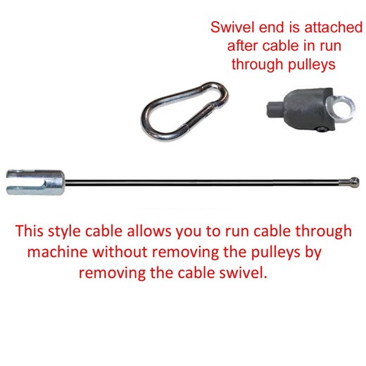 FTS Glide Cable with Swivel | Full Circle Padding