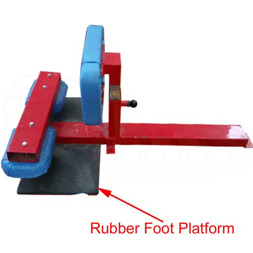 Rubber Foot Platform with Adhesive Transfer Tape - 12" x 10-1/2" | Full ...