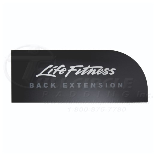 Pro 2 Back Extension Logo Placard Assembly | Full Circle Padding