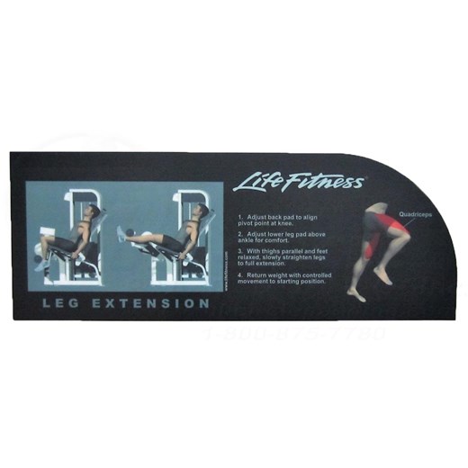 Pro 2 Leg Extension Placard Assembly | Full Circle Padding