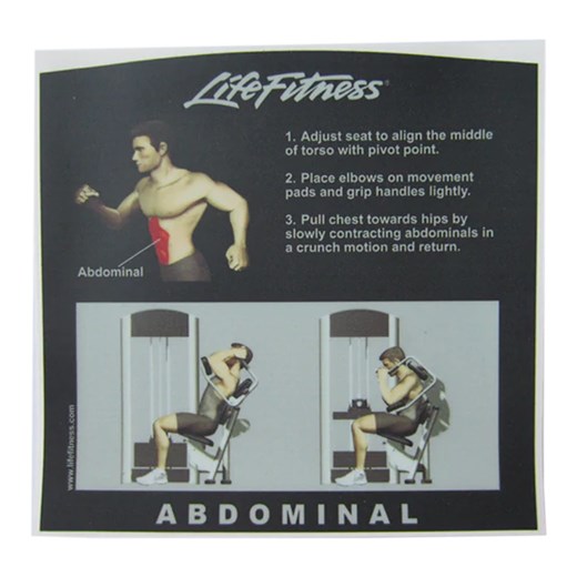FZAB Signature Abdominal Instruction Decal | Full Circle Padding