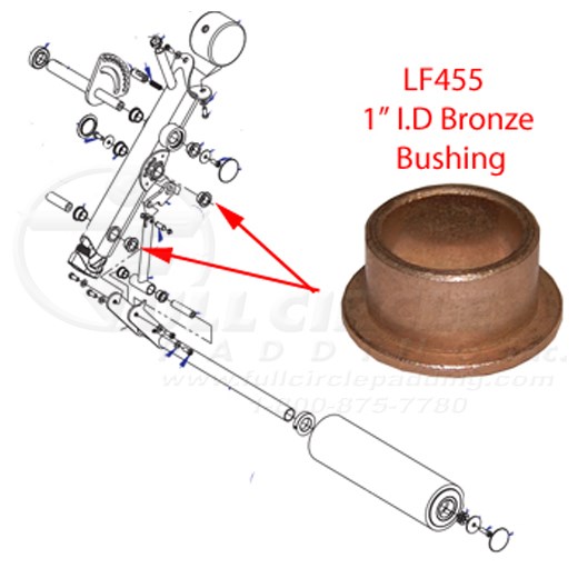 Bronze Bushing LF455 | Full Circle Padding