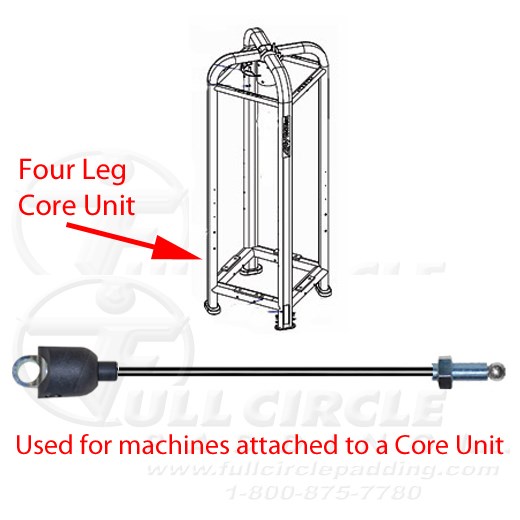 MJAP, MJAXO, MJACO (Core) Adjustable Cable Crossover / Adjustable Pulley Cable with Swivel End ...