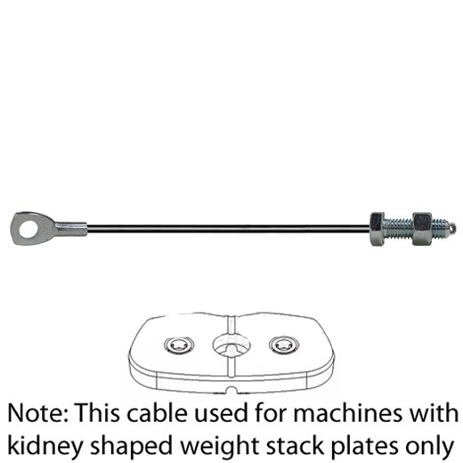 FSLPC Leg Press Weight Stack Cable for Machines with Kidney Shaped ...