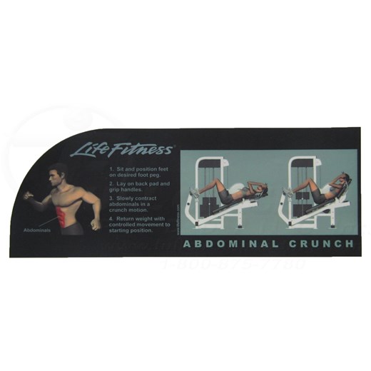 Pro2 Abdominal Crunch Placard Assembly | Full Circle Padding