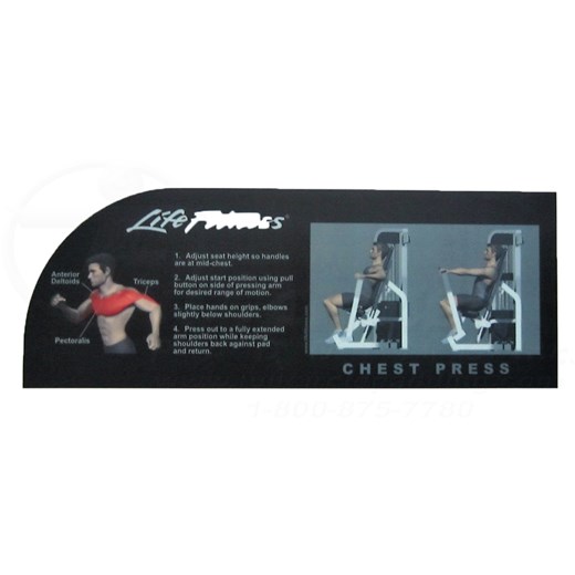 Pro2 Chest Press Placard Assembly | Full Circle Padding