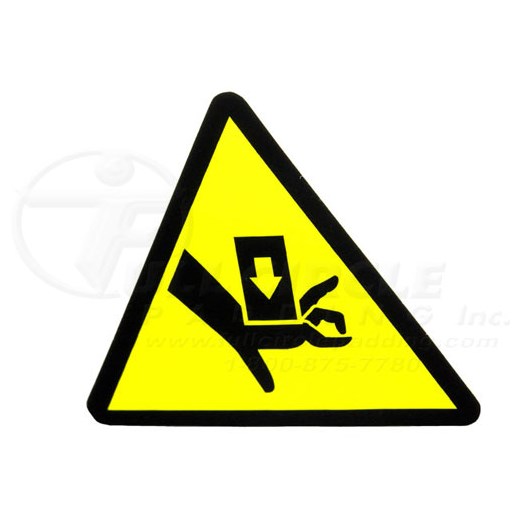 Caution Decal LF794 | Full Circle Padding