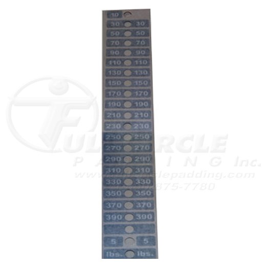 Weight Stack Sticker Set 5-390 lbs. in 20 lb Increments | Full Circle ...