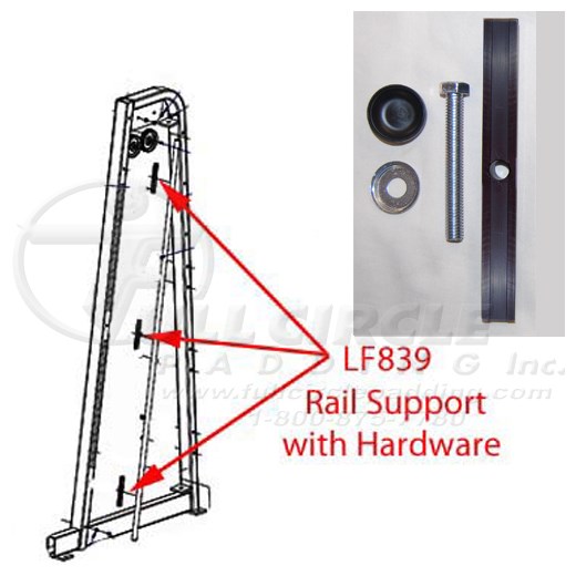 Rail Support LF839 | Full Circle Padding