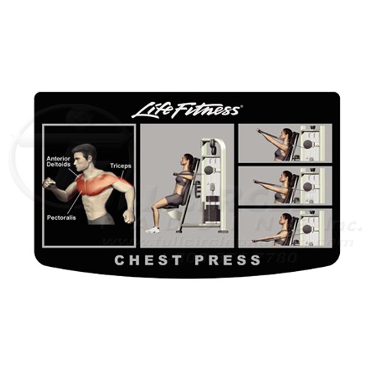 CMCP Chest Press Placard | Full Circle Padding