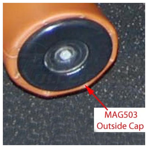 Outside Roller End Cap MAGN503 | Full Circle Padding