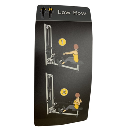 G3-MS53 Low Row Placard | Full Circle Padding