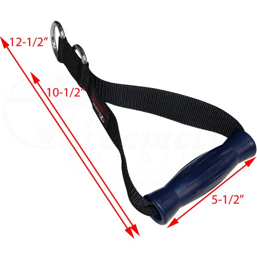 Precor 12-1/2" and 10-1/2" Adjustable Length Nylon Stirrup Handle with ...