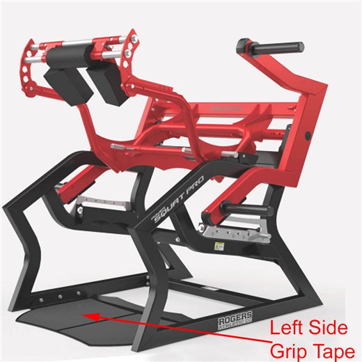 Pendulum Power Squat Pro Grip Tape - Left | Full Circle Padding