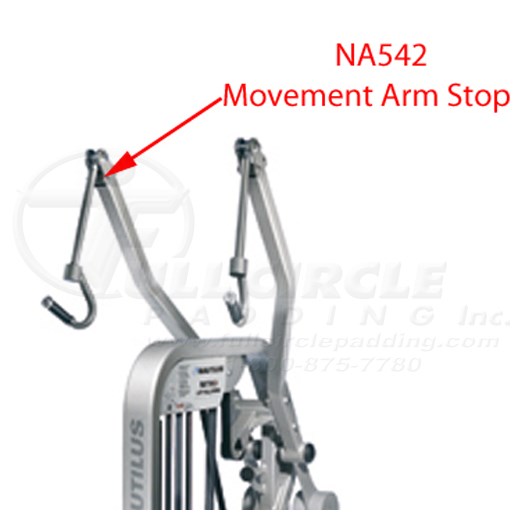 Nitro/Nitro Plus Lat Pull Movement Arm Stop | Full Circle Padding