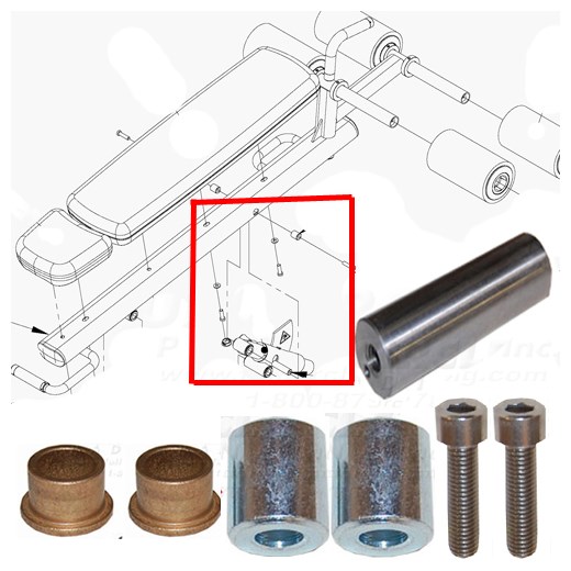 Pivot Shaft and Bushing Kit | Full Circle Padding