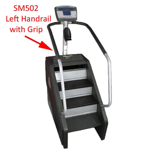 Left Handrail with Grip SM502 | Full Circle Padding