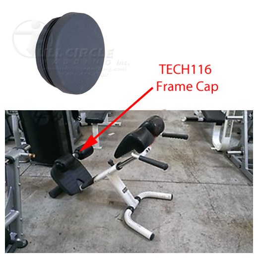 Round Plastic Frame Cap TECH116 | Full Circle Padding