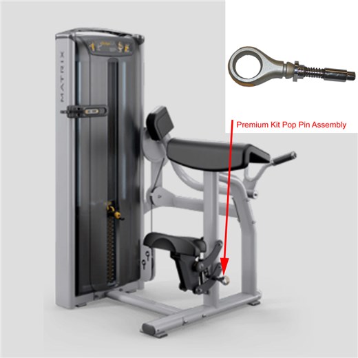 Premium Kit Pop Pin Assembly | Full Circle Padding