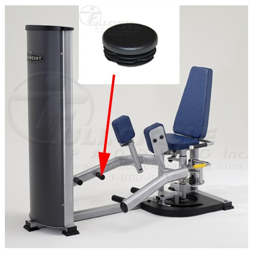 Round Plastic Frame Cap 1-1/4" ID | Full Circle Padding