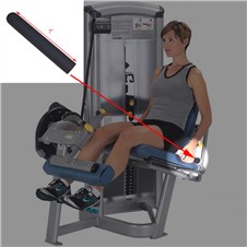 Cybex Leg Extension 12050,12051,12052, 12057 | Full Circle Padding