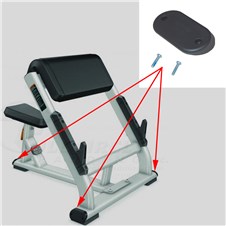 Precor Preacher Curl DBR0202 | Full Circle Padding
